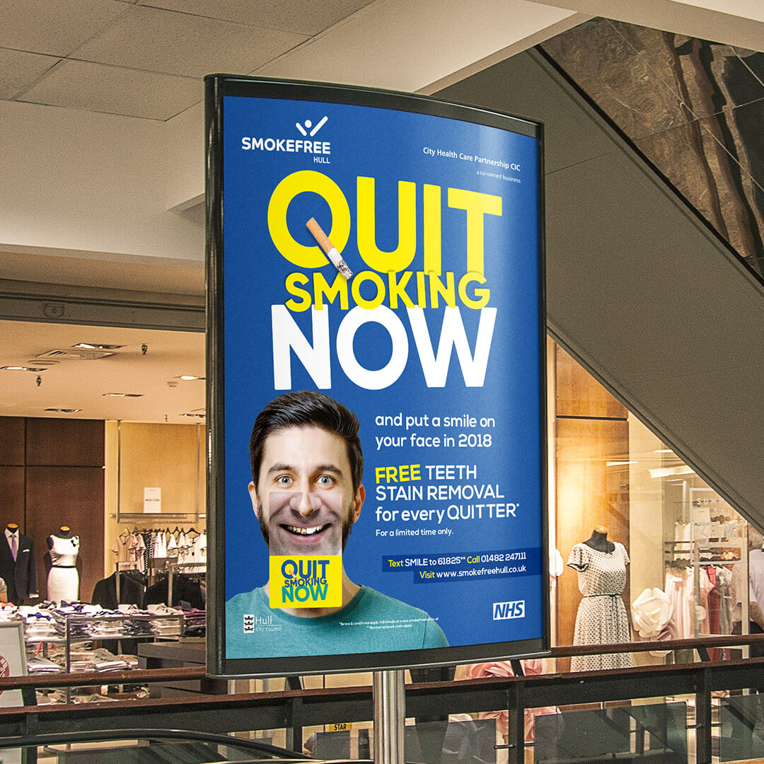 CHCP Quit Smoking Campaign | Work | Hull | UK | Sowden + Sowden